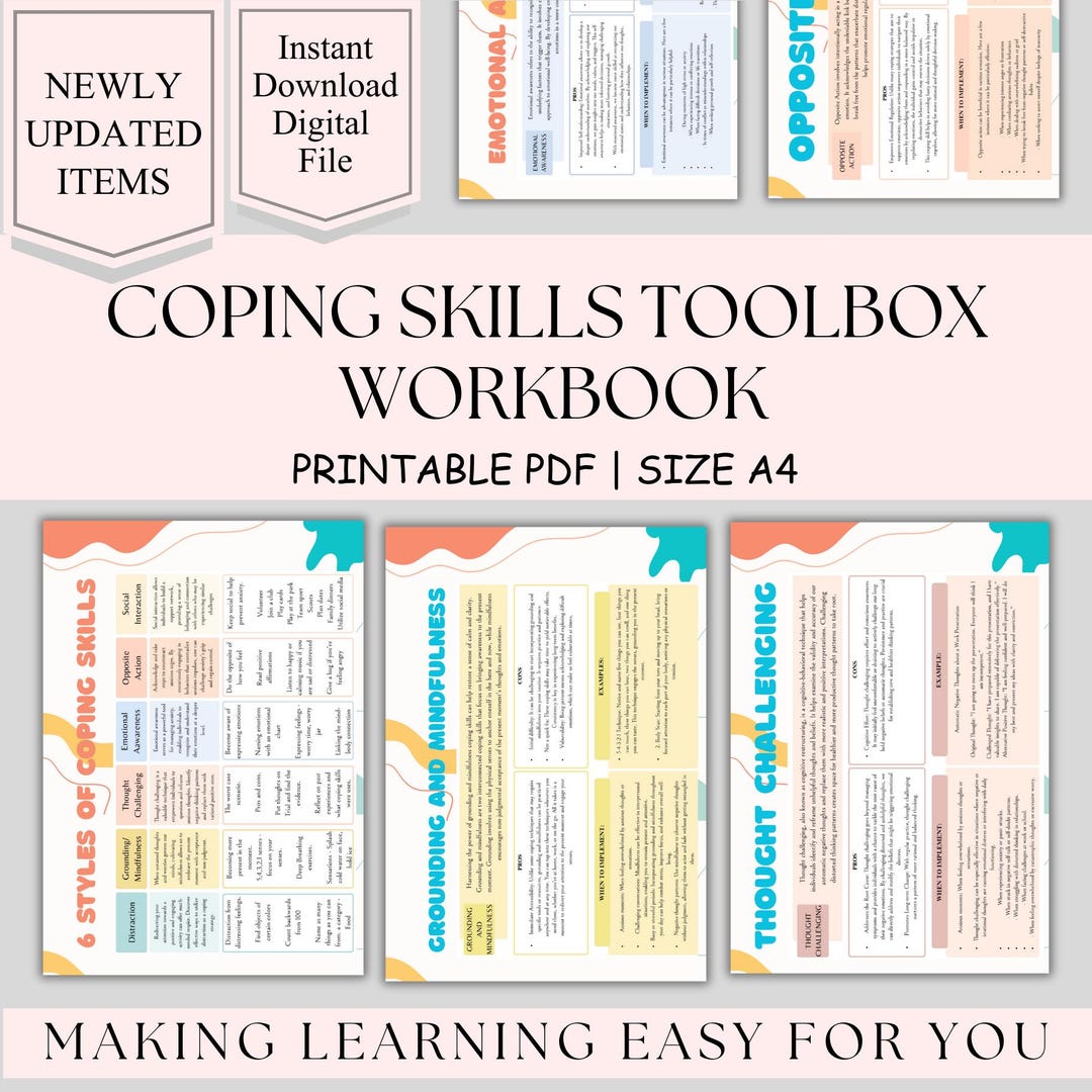 Coping Skills Toolbox. Accessing the Different Styles of Coping Skills ...