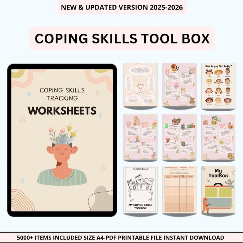 Kids Therapy Bundle. Life Skills. Emotional Resilience. Therapy ...