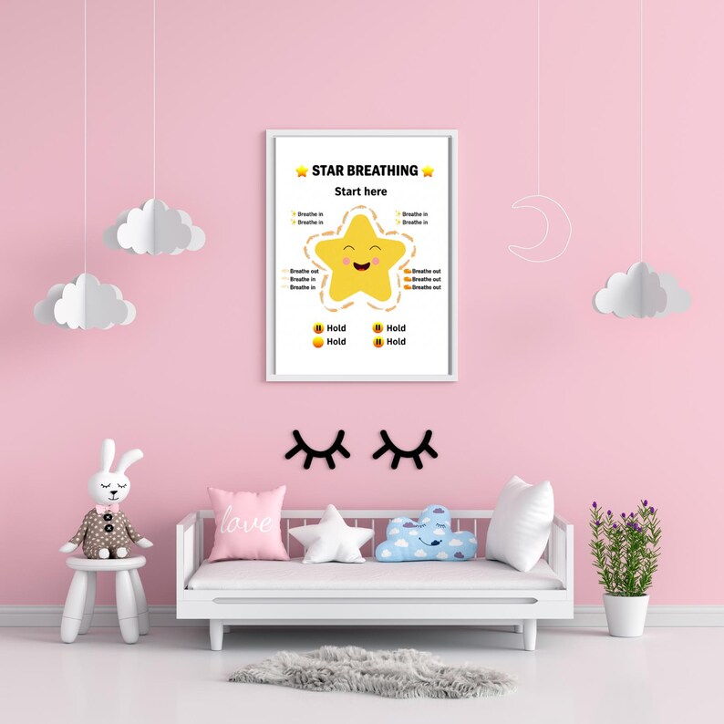 Star Breathing Poster, Feelings Poster, Calming Corner, Social ...