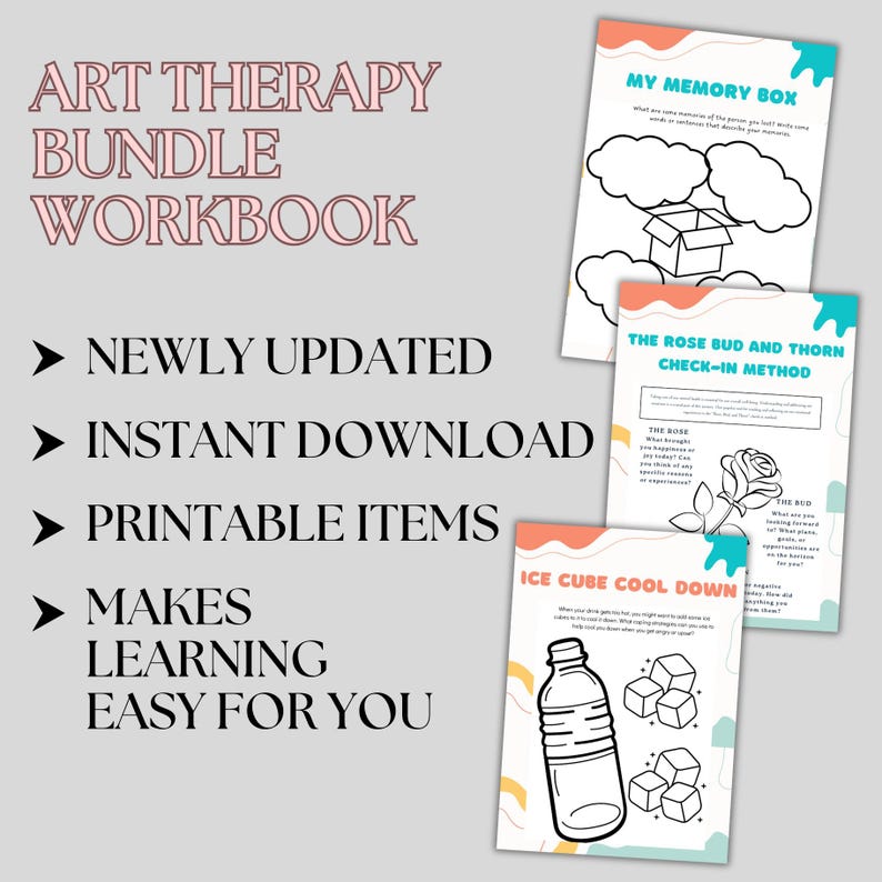Art Therapy - Worksheets for Social-emotional Learning. Life Skills ...