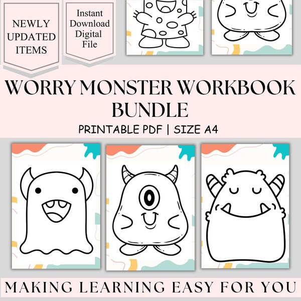 Worry Monster - Etsy