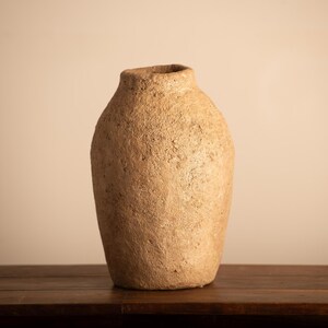 Handcrafted - Sustainable Paper Clay Textured Decorative Vase – Wabi ...