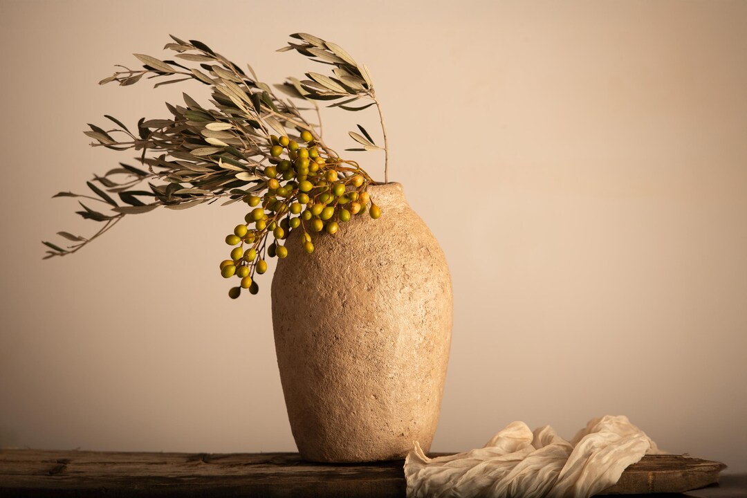 Handcrafted - Sustainable Paper Clay Textured Decorative Vase – Wabi ...