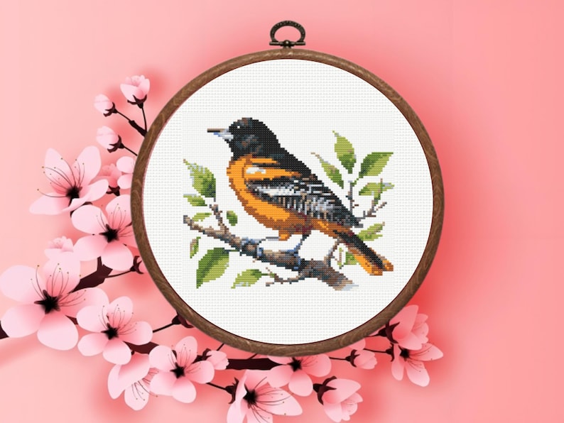 Bird Cross Stitch Pattern, Set of 9 Birds Cross Stitch Pattern, Instant ...