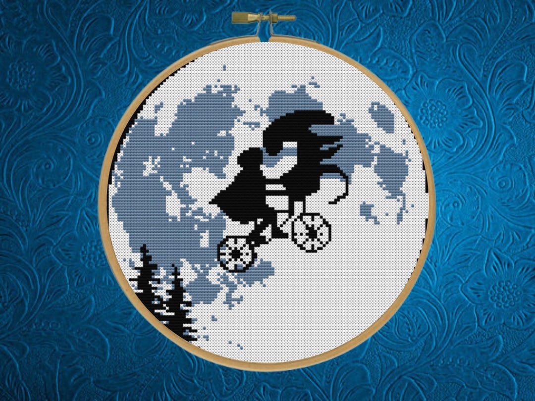 Alien Cross Stitch Pattern, ET Cross Stitch Pattern, Funny Cross Stitch ...