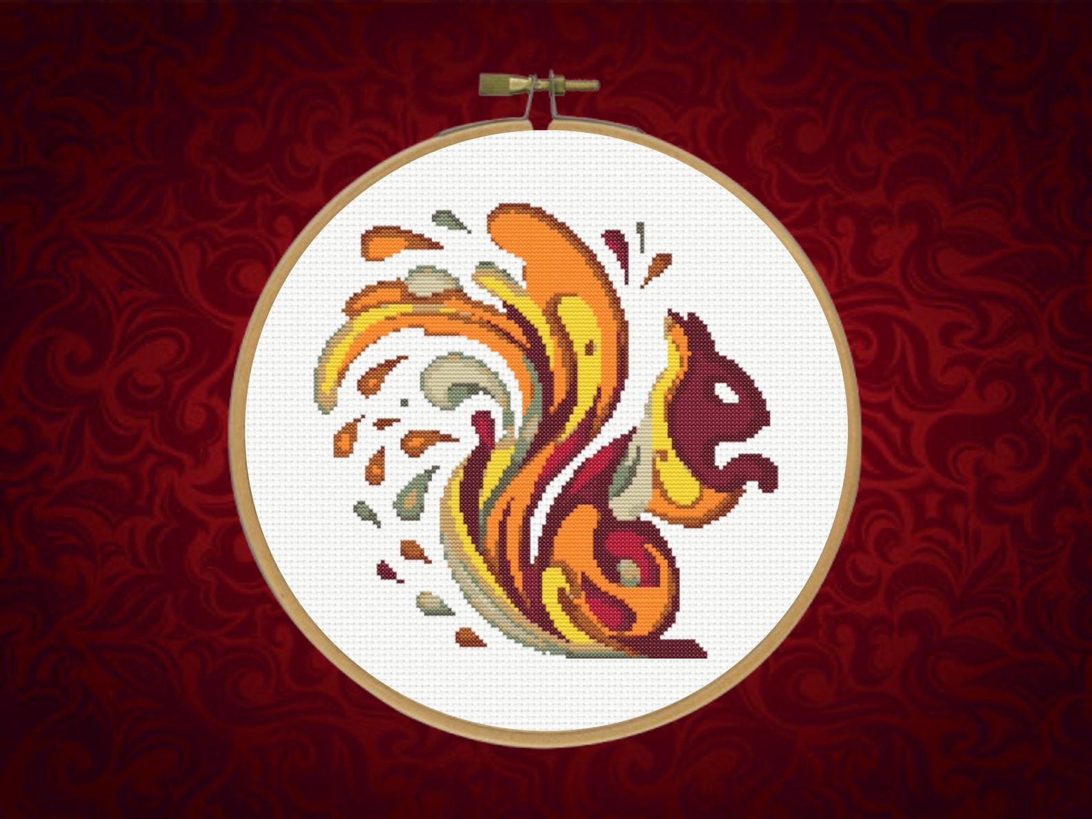 Squirrel Cross Stitch Pattern, Instant Download - Etsy