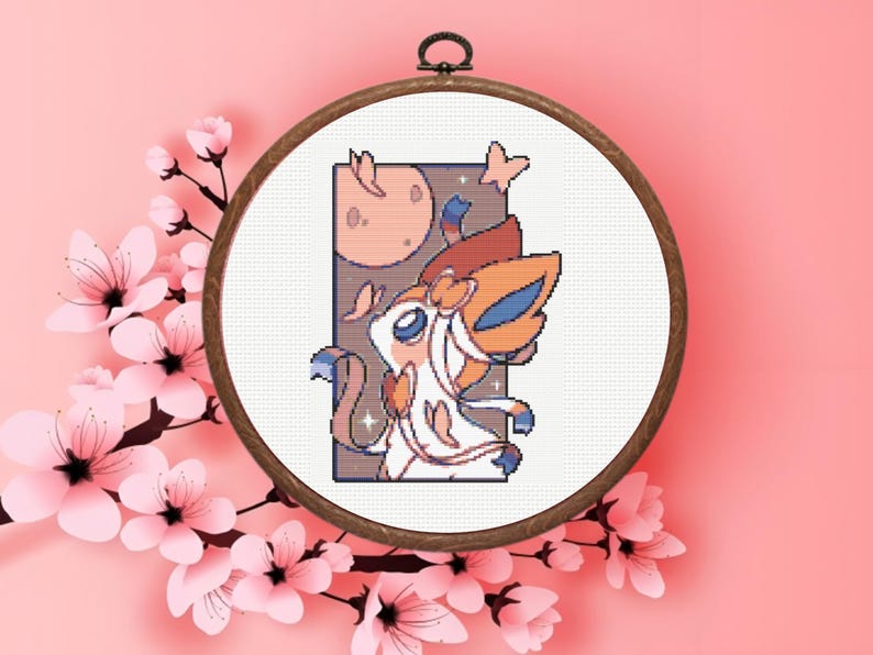 Pokemon Evolution Cross Stitch Pattern, Set of 3 Pokemon Cross Stitch ...