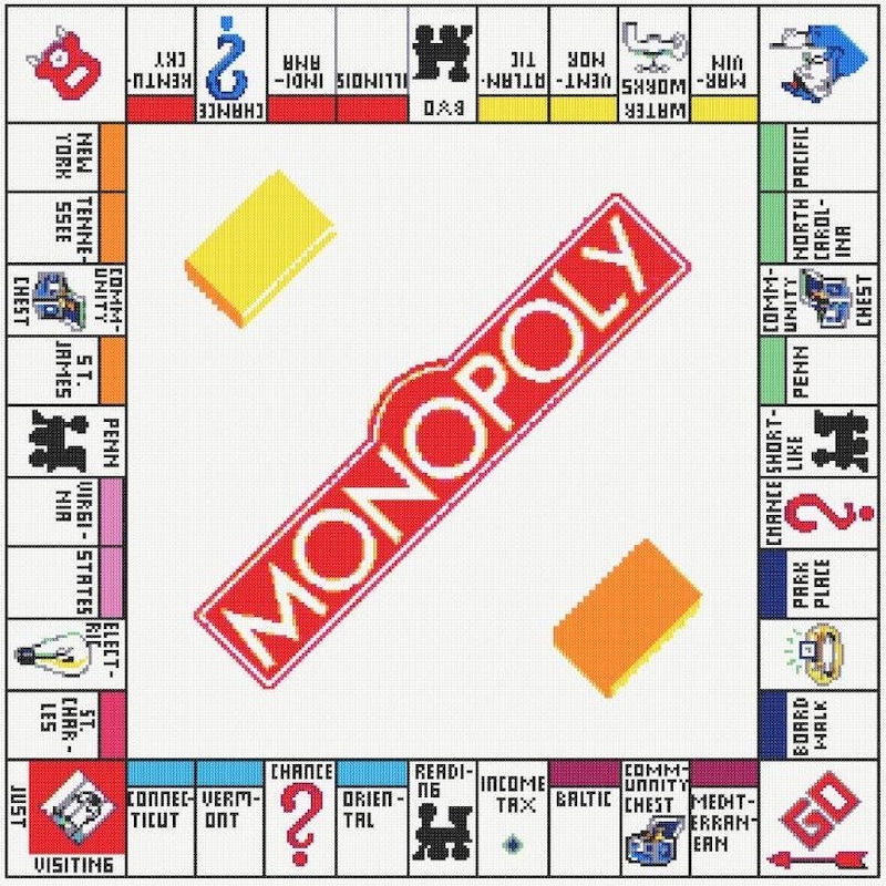 Board Game Cross Stitches - Etsy