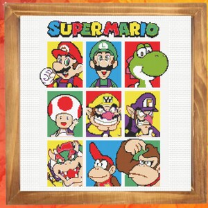 Arcade Game Cross Stitch Pattern, Instant Download - Etsy