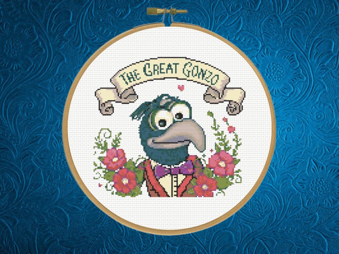 Muppet Cross Stitch Patter, Gonzo Cross Stitch Pattern, Instant ...
