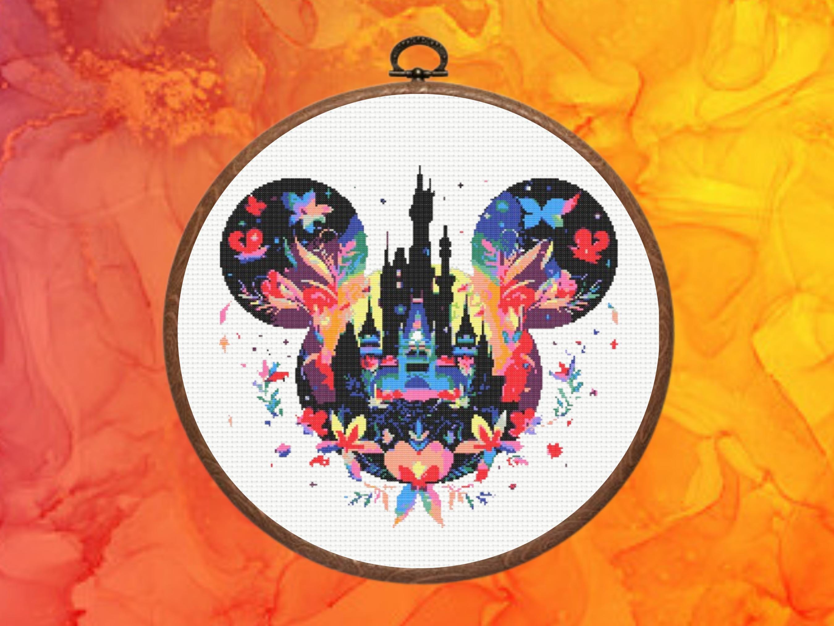 Castle Cross Stitch Pattern, Magical Castle Cross Stitch Pattern ...