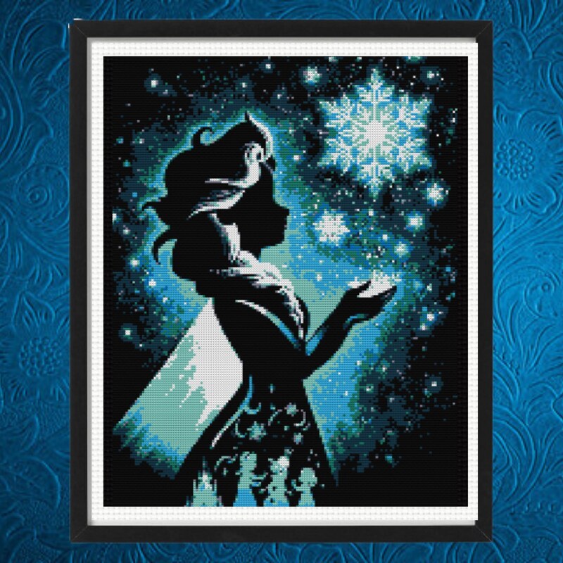 Elsa Cross Stitch - Etsy