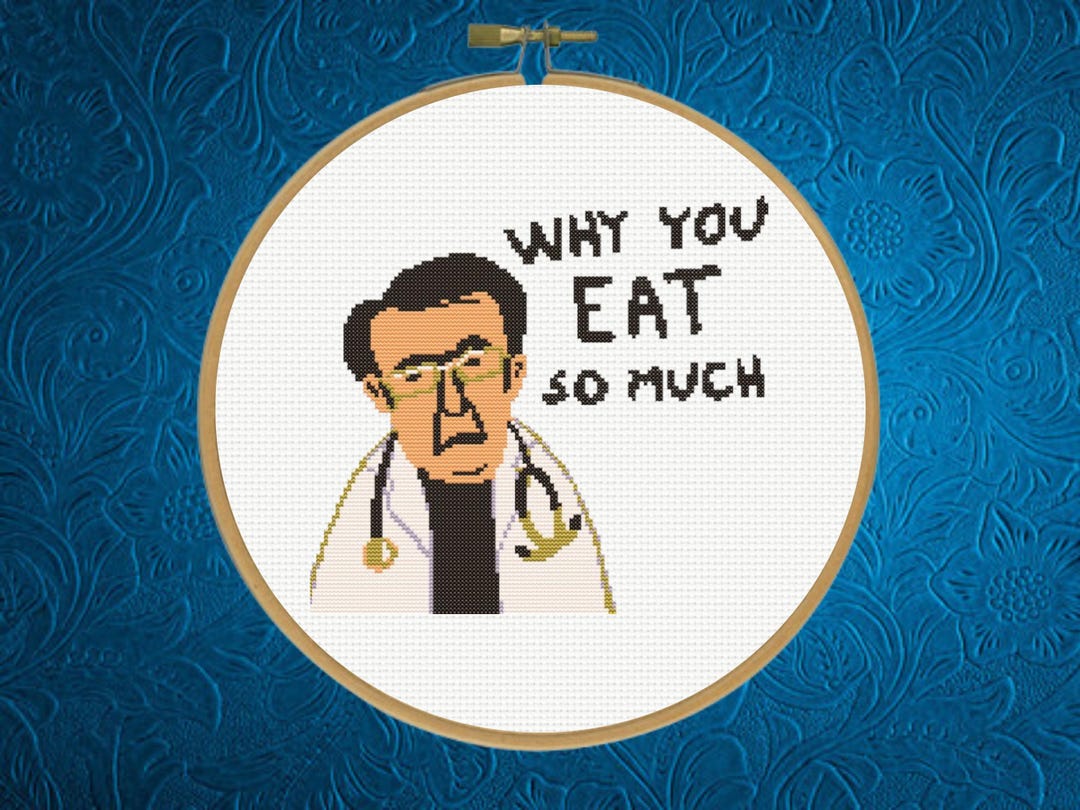 Doctor Now Cross Stitch Pattern, Funny Cross Stitch Pattern, Instant ...
