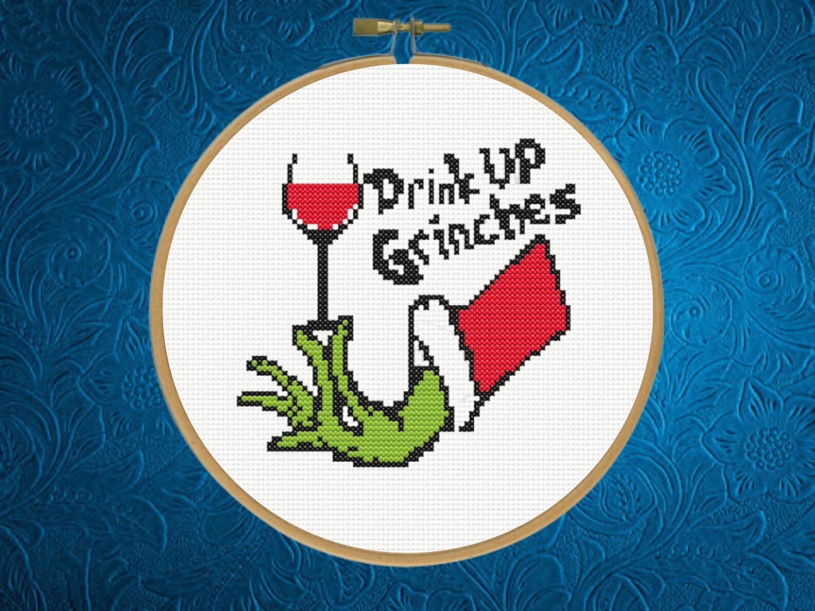 Grinch Cross Stitch Pattern, Set of 12 Grinch Cross Stitch Patterns ...