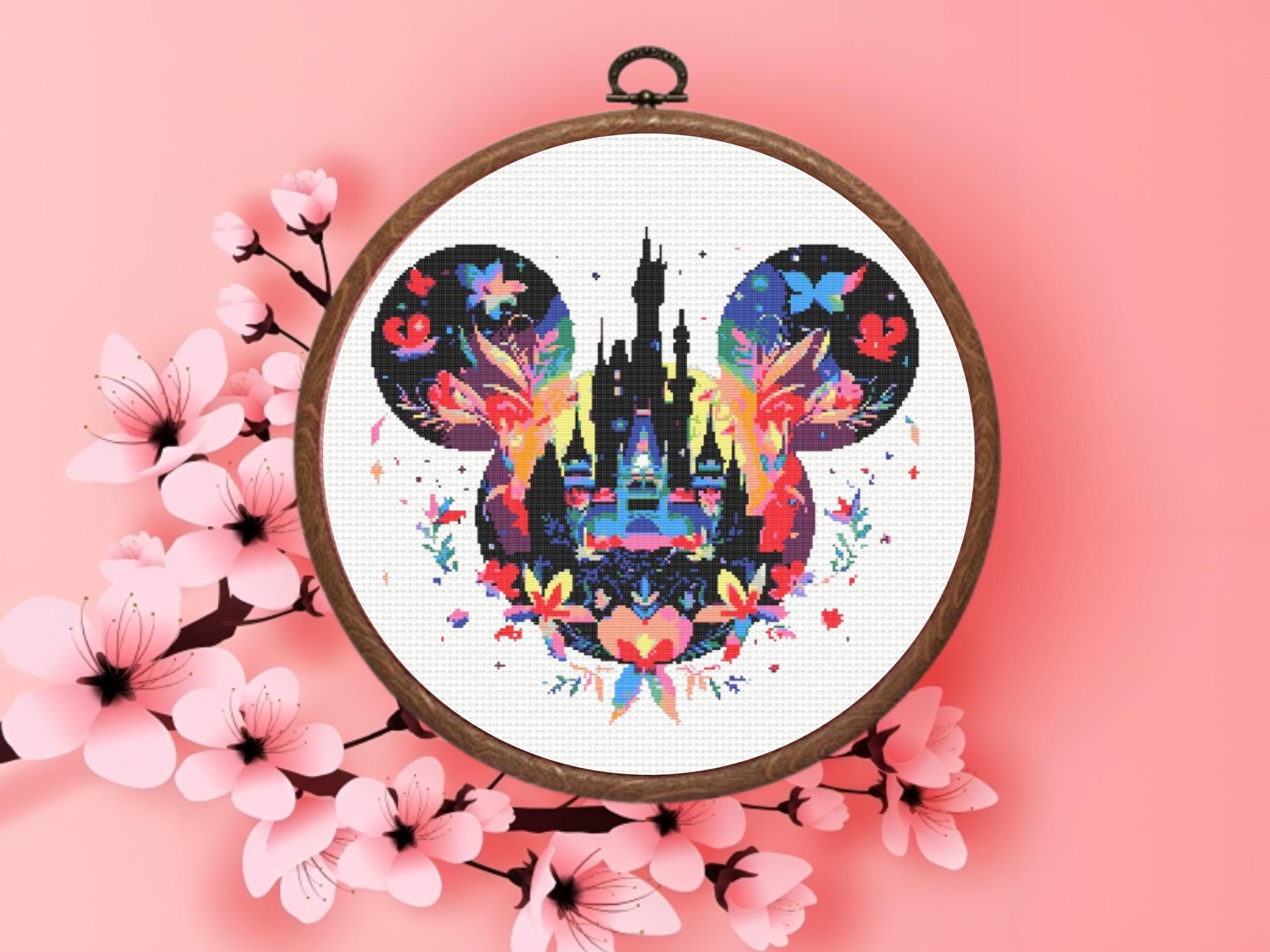 Castle Cross Stitch Pattern, Magical Castle Cross Stitch Pattern ...
