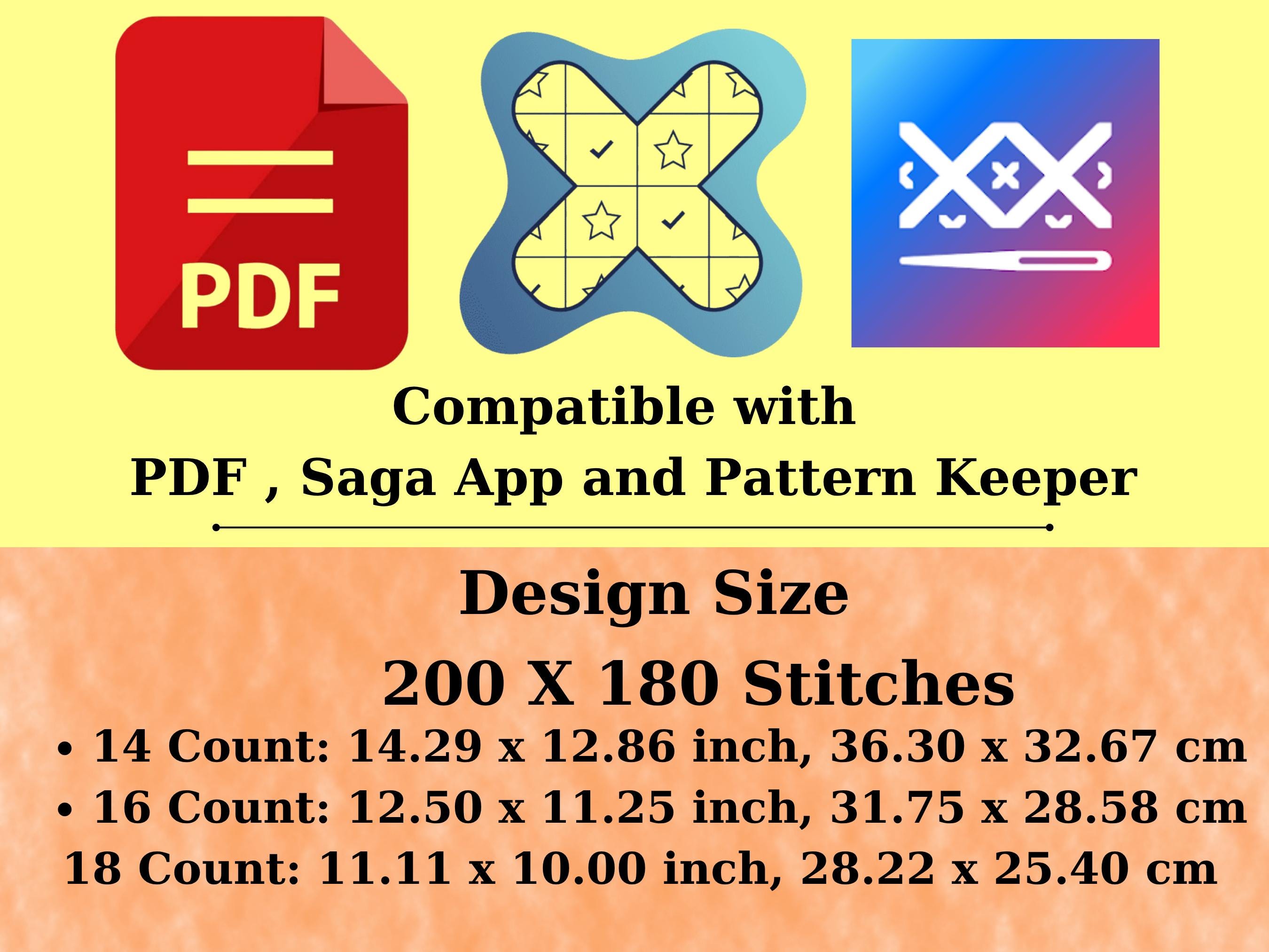 Castle Cross Stitch Pattern, Magical Castle Cross Stitch Pattern ...