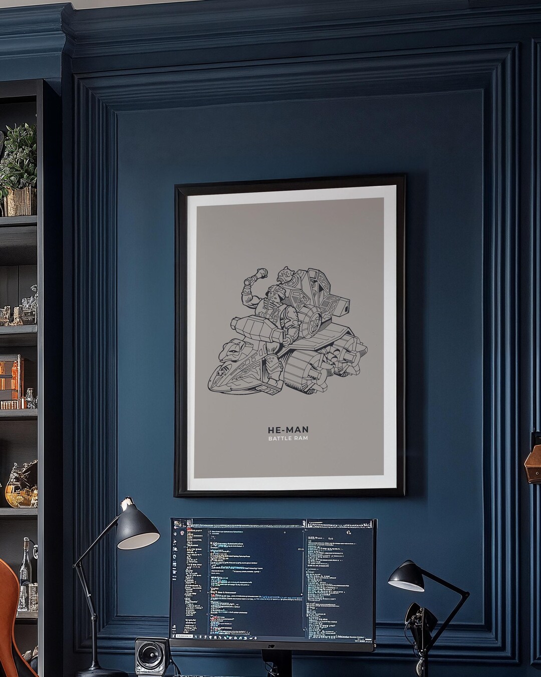 He-man Battle Ram Modern Design Poster - Etsy