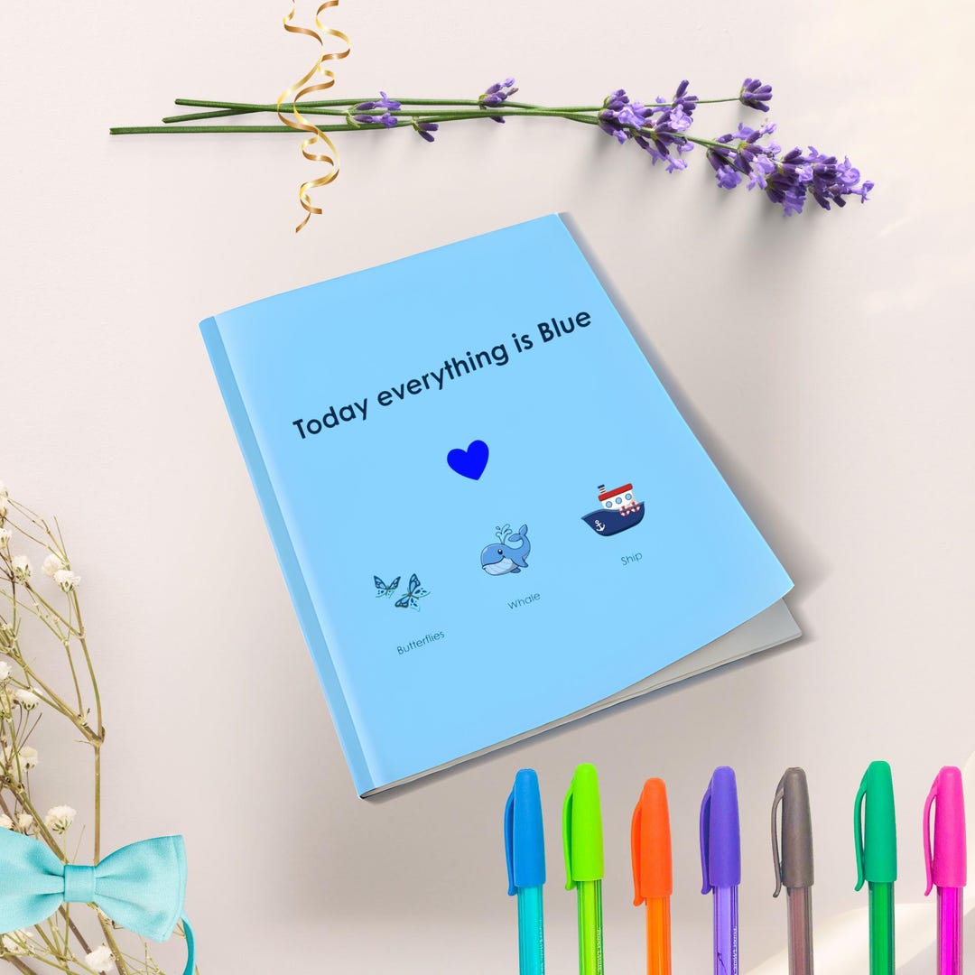 Today Everything is Blue | Printable Color Learning Book for Toddlers ...