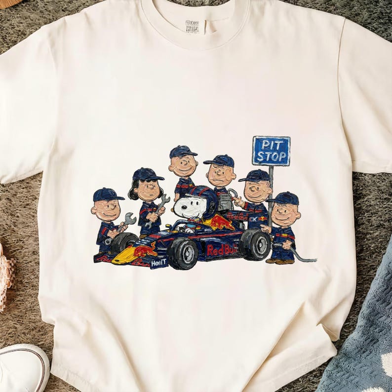 Snoop Racing Pit Stop Cute Dog Team Shirt PNG Motorsport Cartoon ...