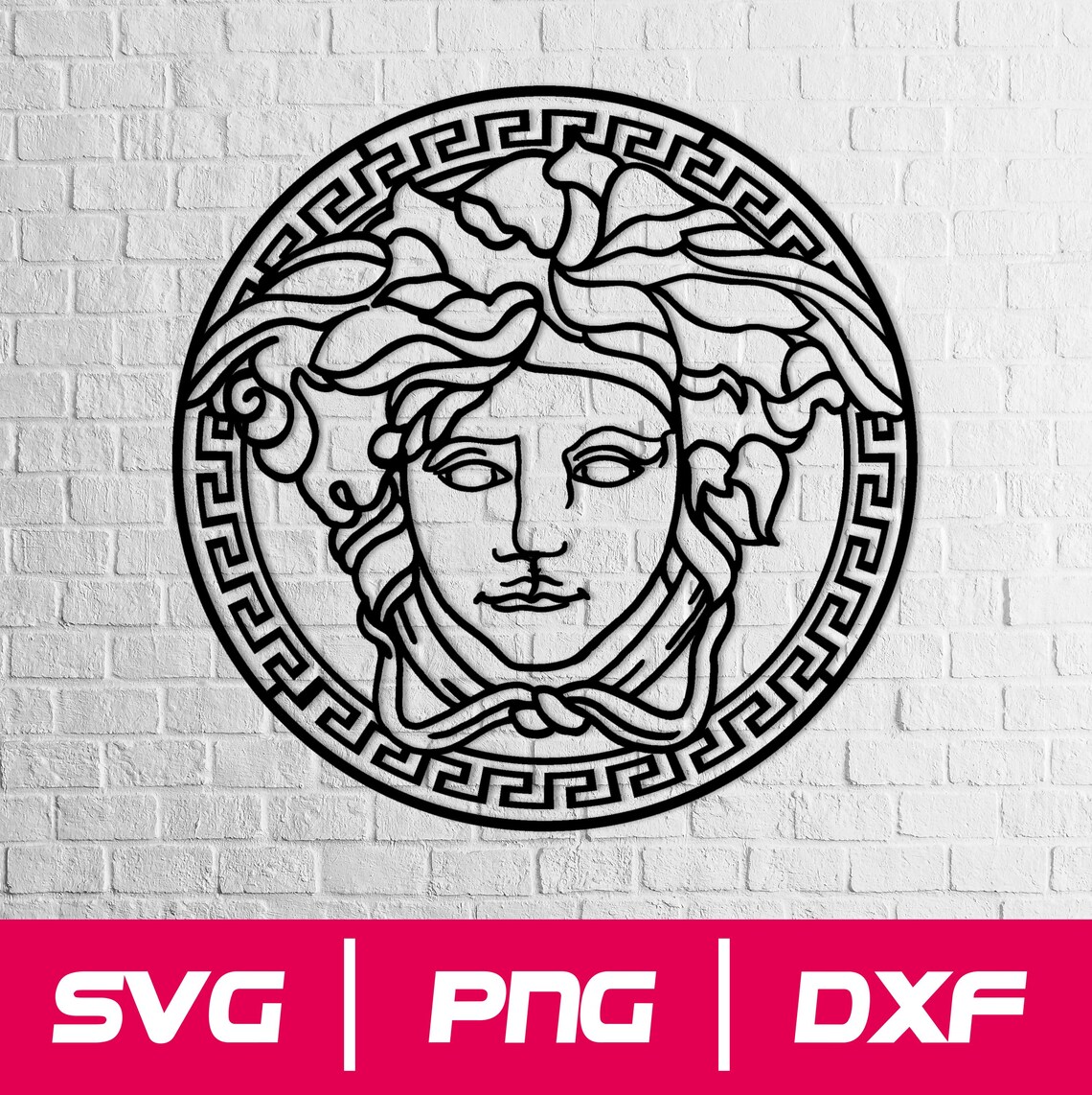 Medusa Svg Cut File, Mythological Dxf Files, Medusa Cut File, Wall Art ...