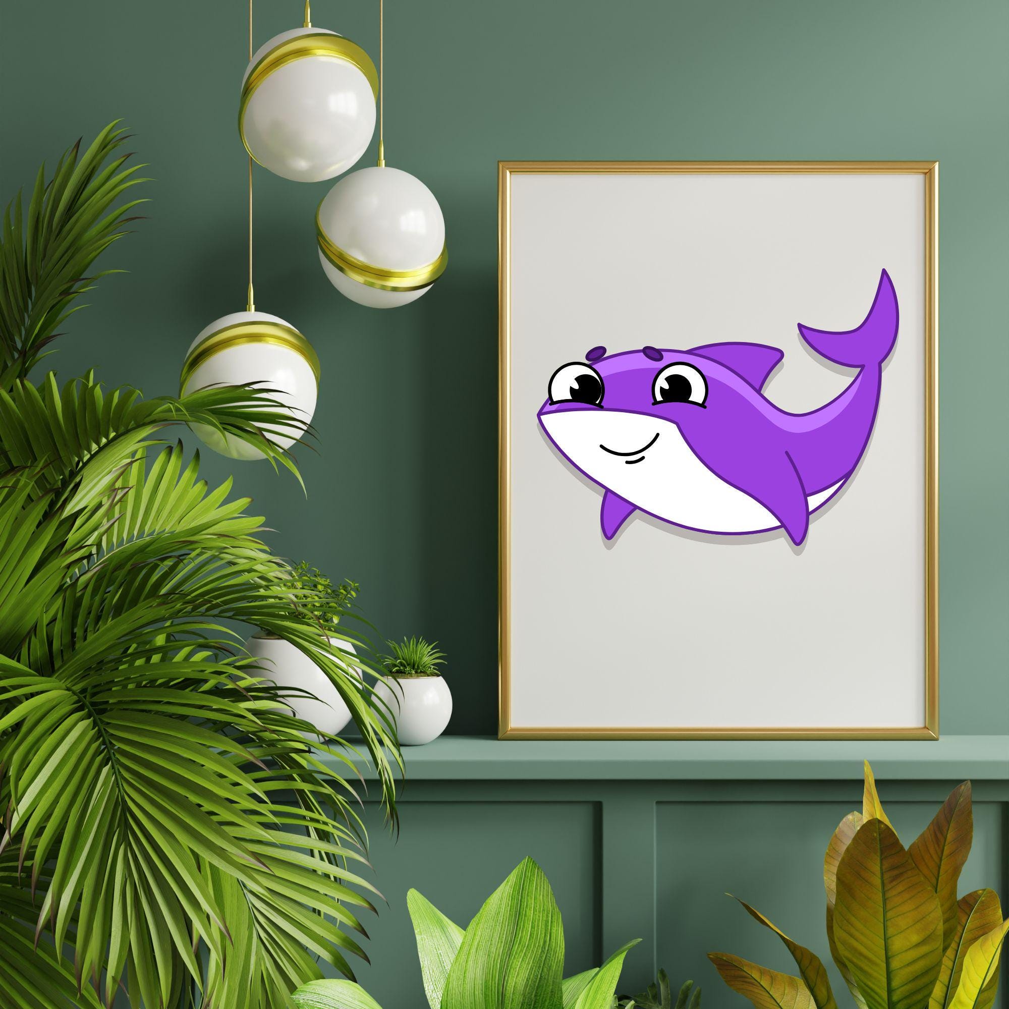 Cute Shark SVG Bundle\ Funny Shark Svg\ Cartoon Shark Svg\ Animal Svg ...