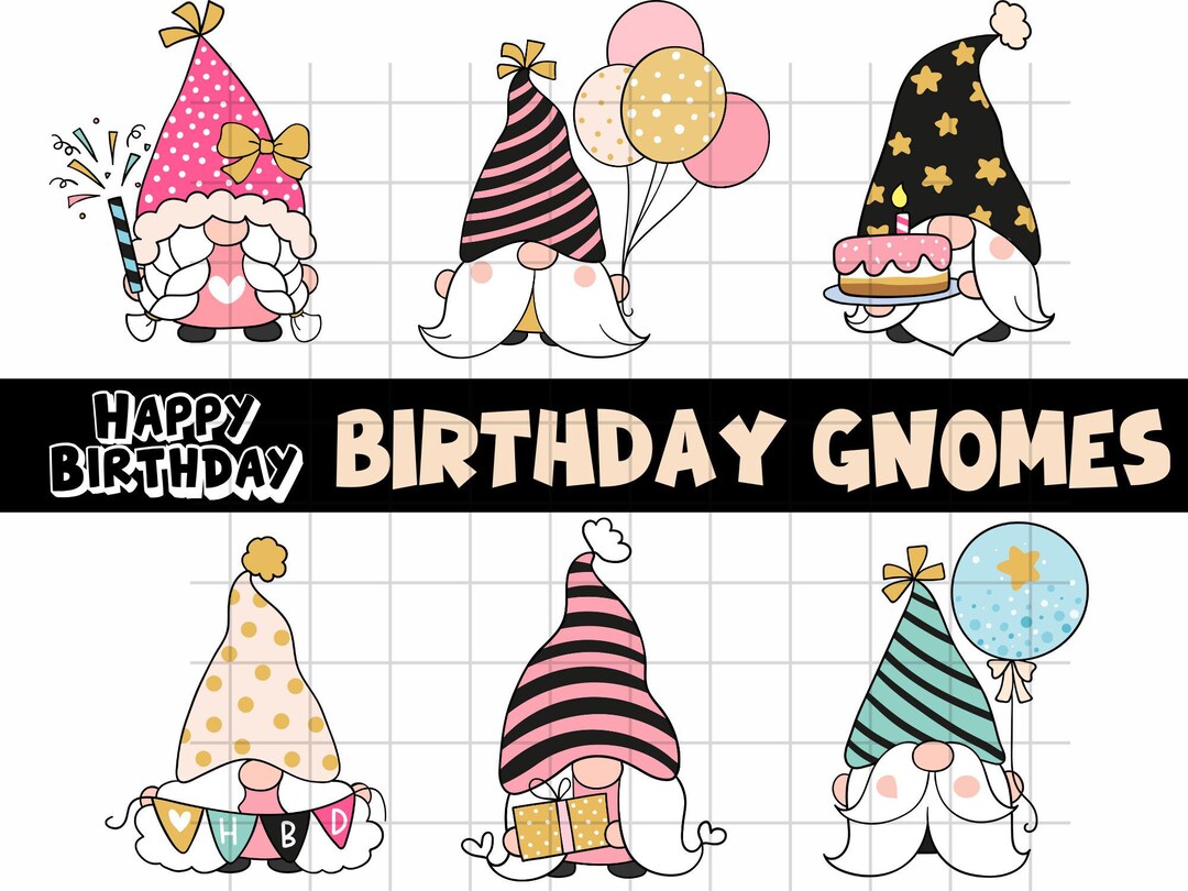 Happy Birthday SVG Files\ Birthday Svg\ Birthday Gnome Svg\ Christmas ...