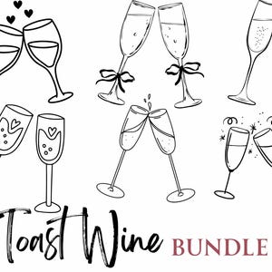 Toast Svg\ Toasting Svg\ Celebrate Svg\ Celebration Svg\ Champagne ...
