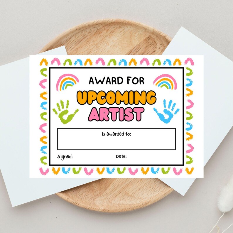 Editable Kids Achievement Certificate\ Printable Kids Appreciation ...