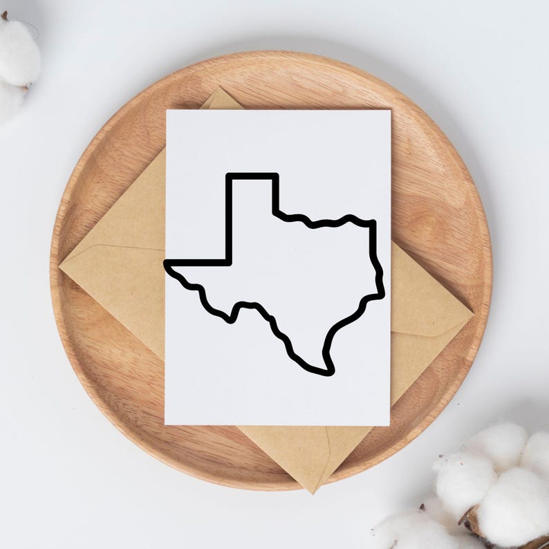Texas Outline SVG Files\ Texas Cut Files\ United States of America ...