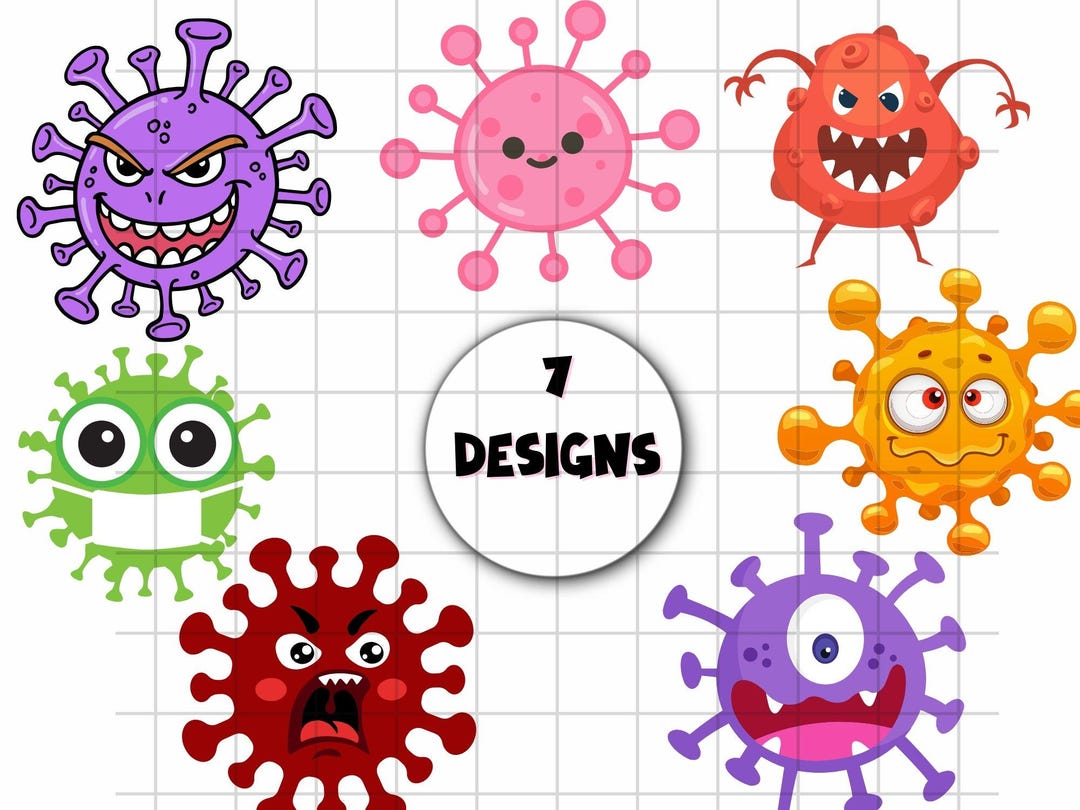 Virus Svg, Bacteria Svg\ Virus Clip Art\ Virus SVG File\ Pandemis Svg ...