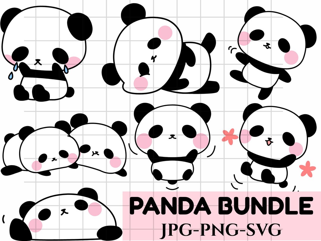Panda SVG Cute Panda Svg\ Cute Panda Svg Cute Panda Clipart Panda Shirt ...