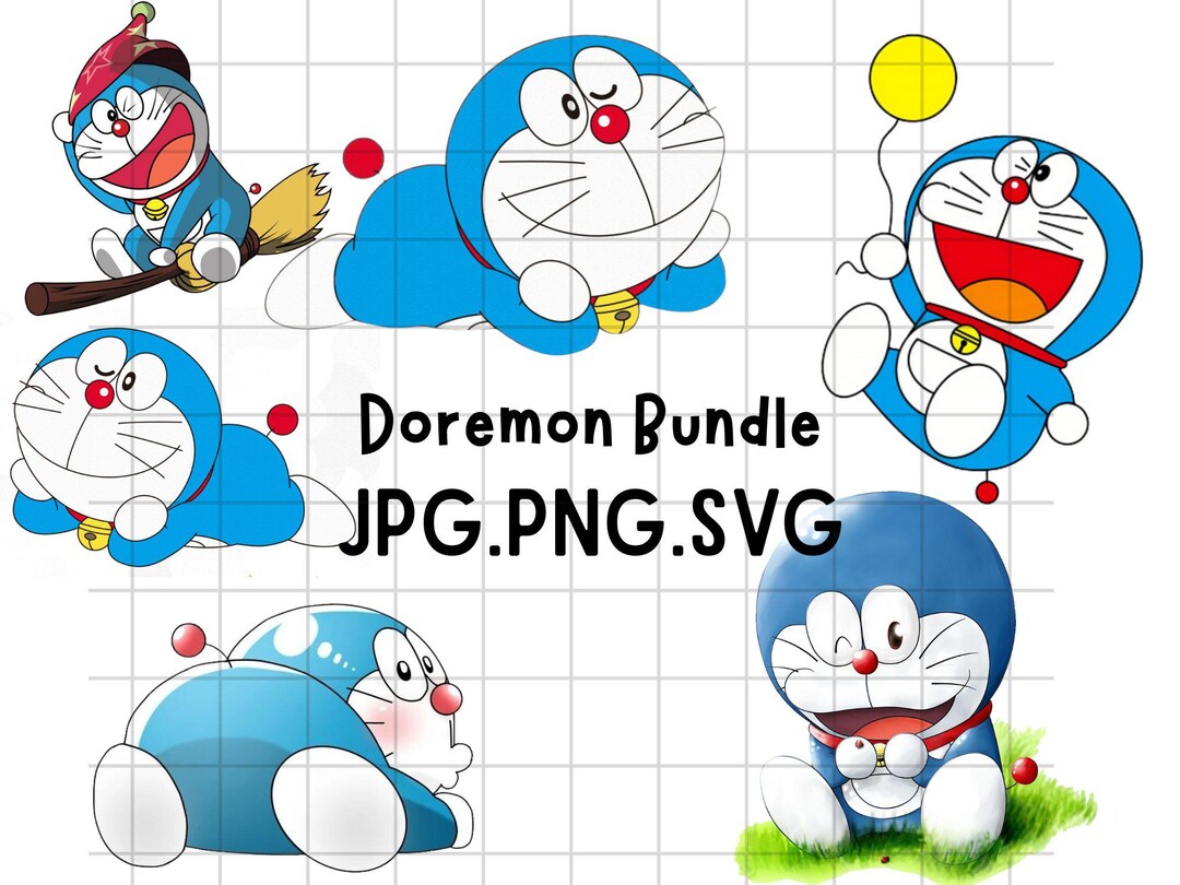 Doremon Cartoon PNG Bundle\ Doremon Png Bundle\ Cricut\ Cut Files ...