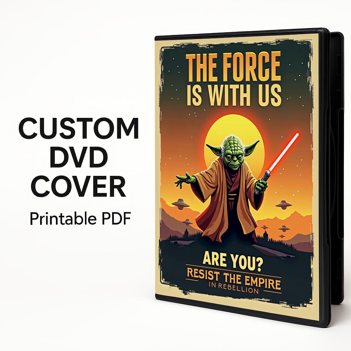 Custom Movie DVD Cover, Printable Movie Insert (PDF Digital Download ...