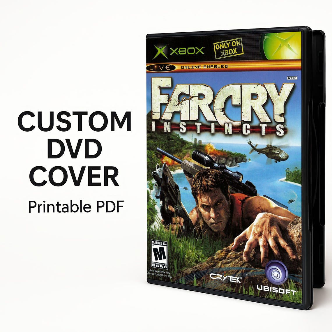 Personalized Xbox Game Cover Art | Printable PDF, Custom Case (digital ...