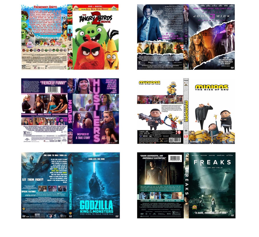 Custom DVD Cover Art: Printable Movie Insert (PDF Digital Download) - Etsy