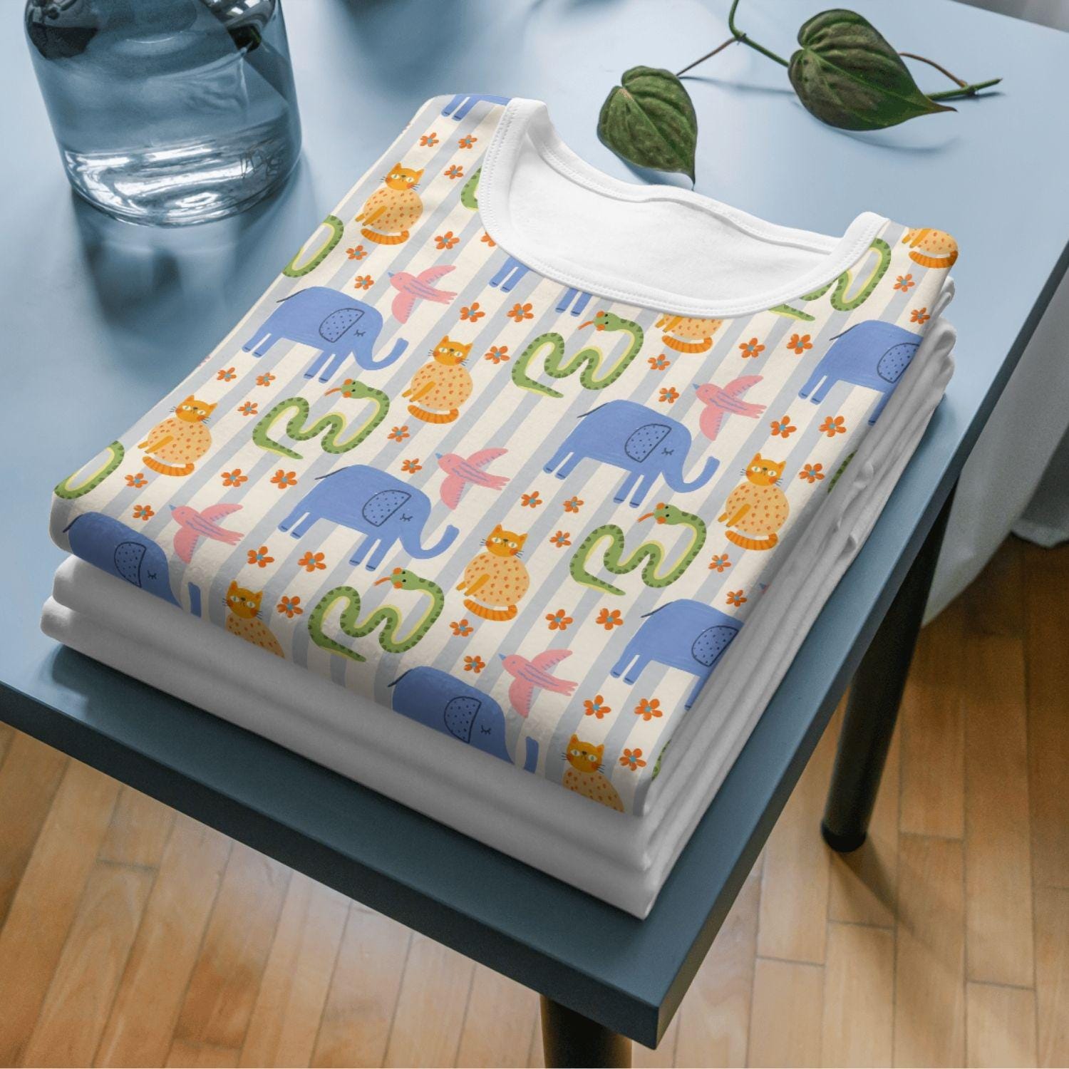 Zoo Seamless Repeat Pattern, Nursery Animals Fabric Design, Jpeg ...