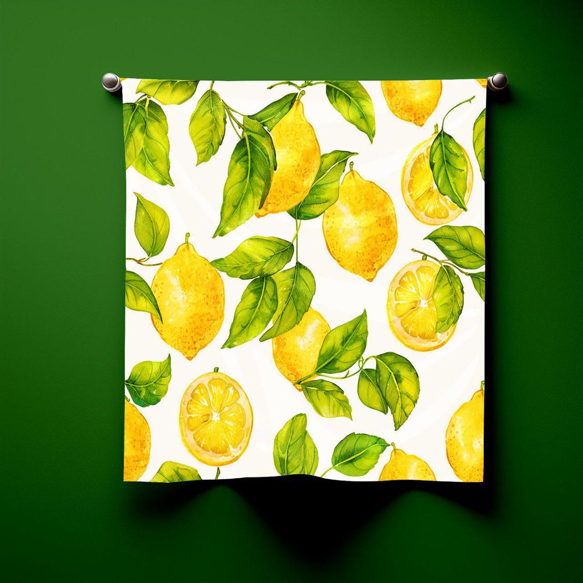 Lemon Print Scarf, Italian Summer Bandana, Amalfi Coast Headscarf ...