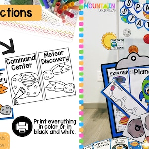 Space Station Dramatic Play Printables: Preschool & Toddler Activities ...