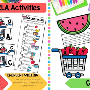 Grocery Store Dramatic Play Printables: Supermarket Pretend Play (PDF ...