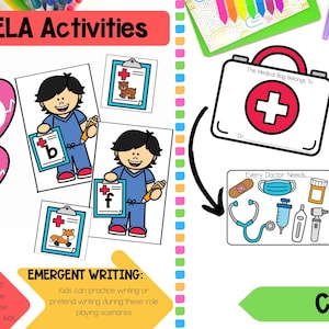 Doctor's Office Dramatic Play Printables: Hospital Role Play (PDF ...