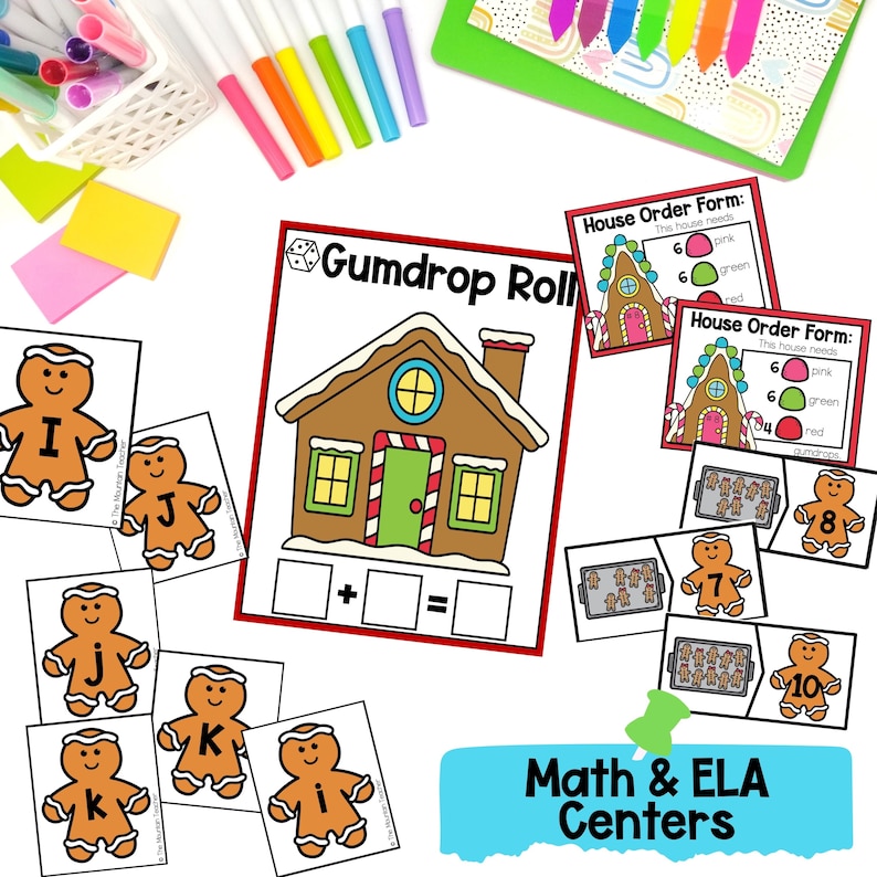 Gingerbread Bakery Dramatic Play Printables: Christmas Role Play ...