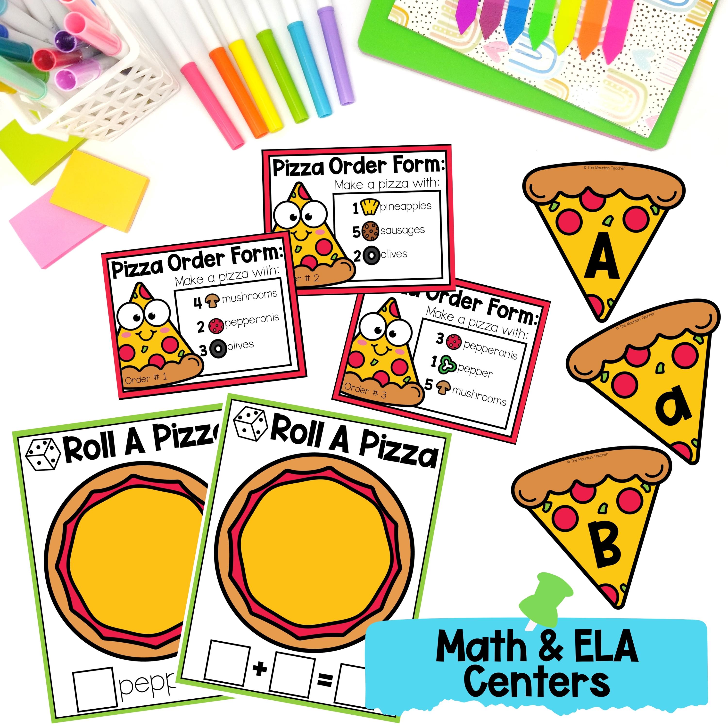Pizza Parlor Dramatic Play Printables: Preschool Activities (PDF ...