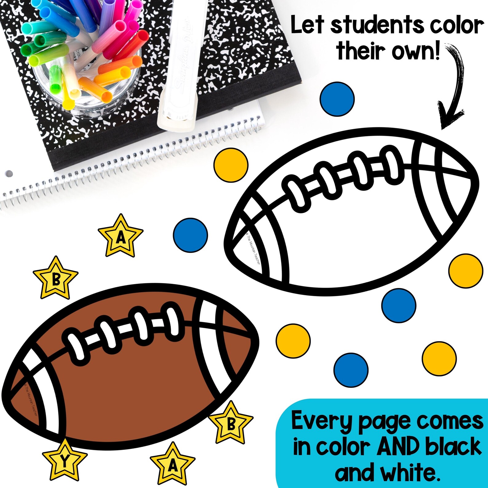 Football Name Spelling Craft Kit: Editable Phonics Activity (digital ...