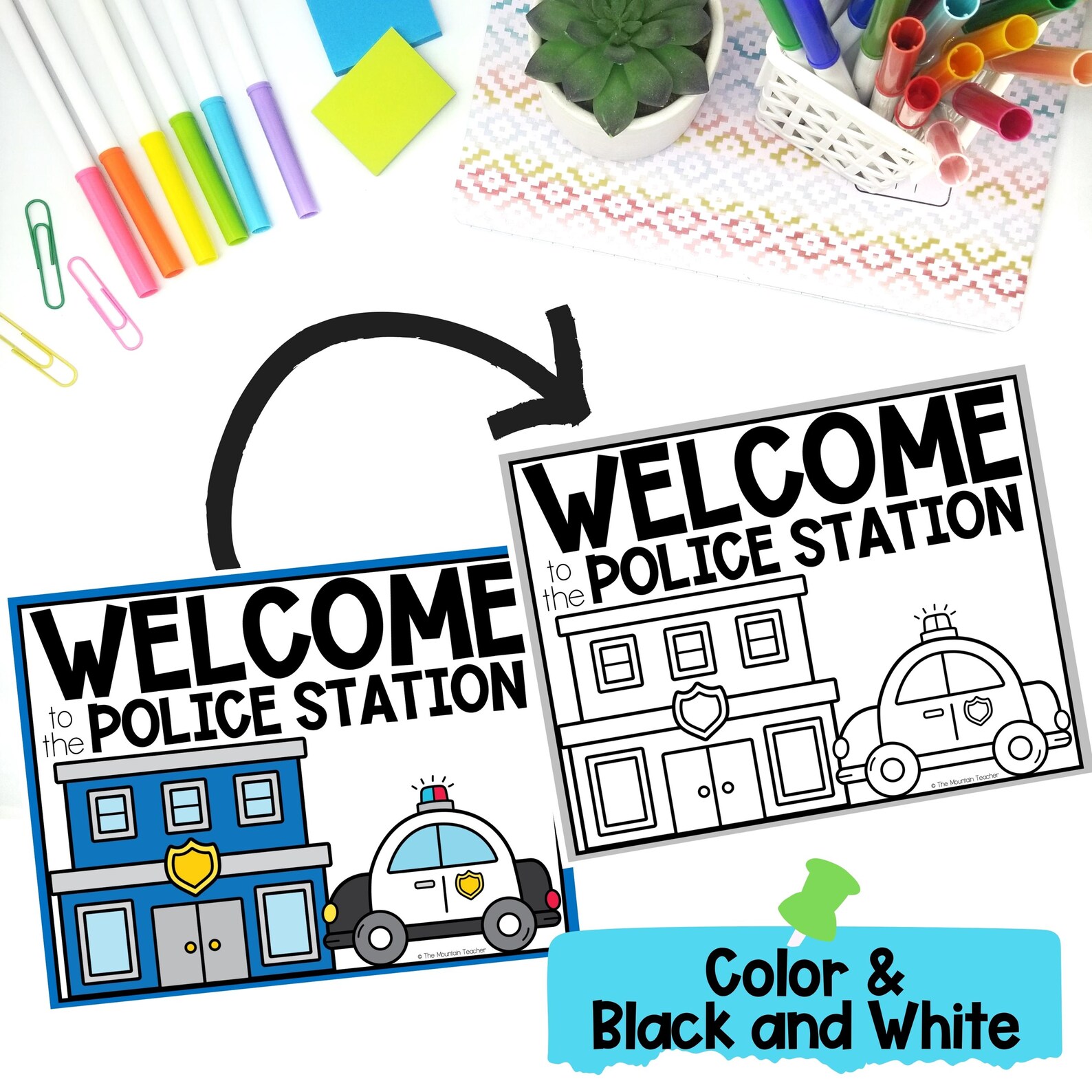Police Station Dramatic Play Printables: Police Officer Role Play ...