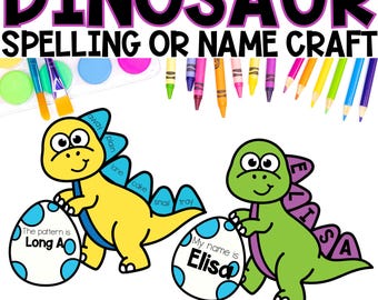 Easter Bunny Name Craft Kit for Kids, Name Writing Template for ...