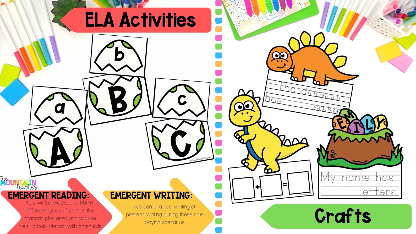 Dinosaur Dramatic Play Bundle - Dino Fossil Dig Site Printables ...