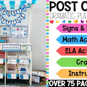 Post Office Dramatic Play Printables: Homeschool & Classroom (PDF ...