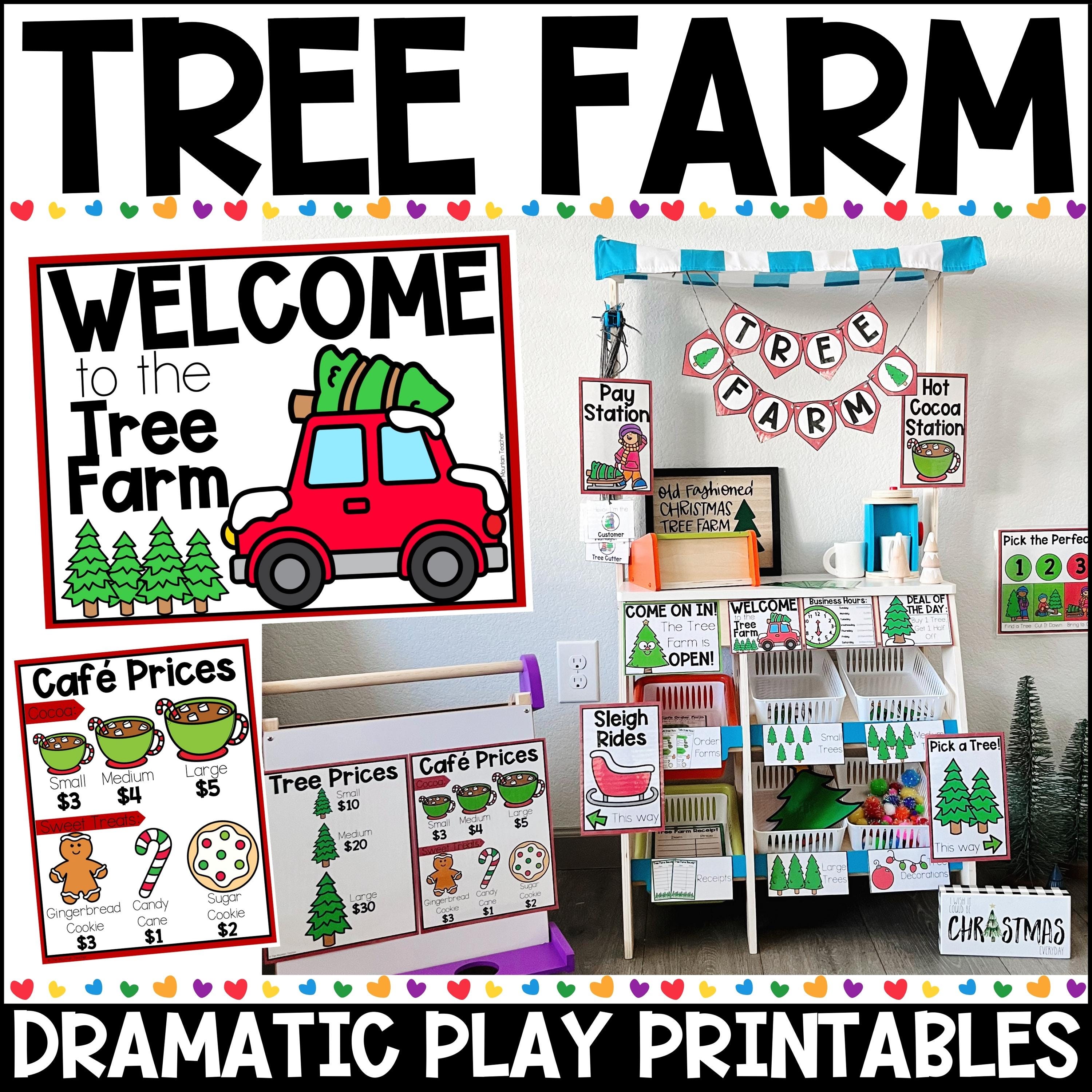 Christmas Tree Farm Dramatic Play Printables: Holiday Role Play ...
