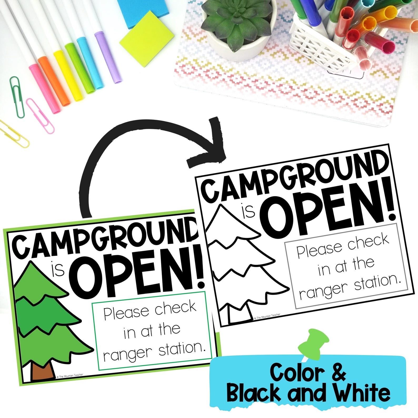 Camping Dramatic Play Printables: Homeschool & Kindergarten (PDF) - Etsy
