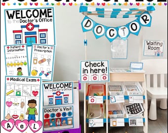 Dramatic Play Printables, Doctor Dramatic Play Set, Instant Download ...